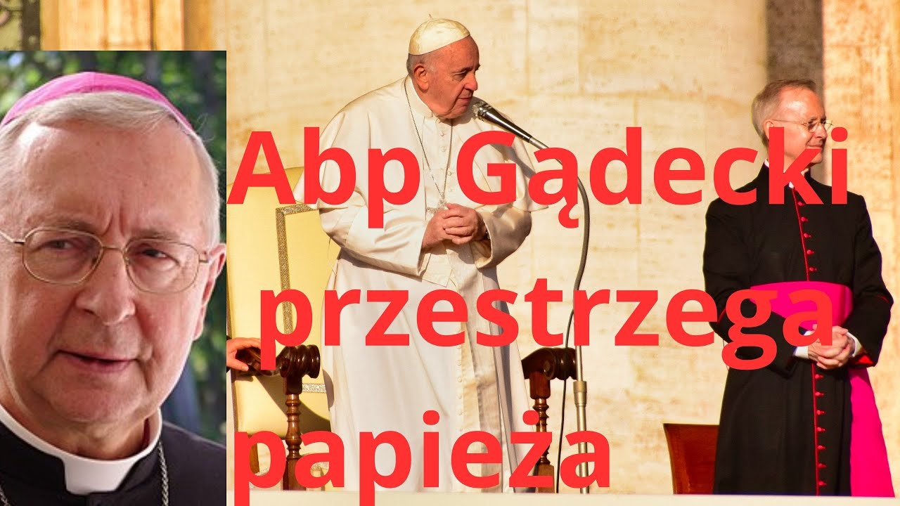 Ważne: ostry list abp. Gądeckiego do Franciszka w obronie doktryny – DlaPolski.PL